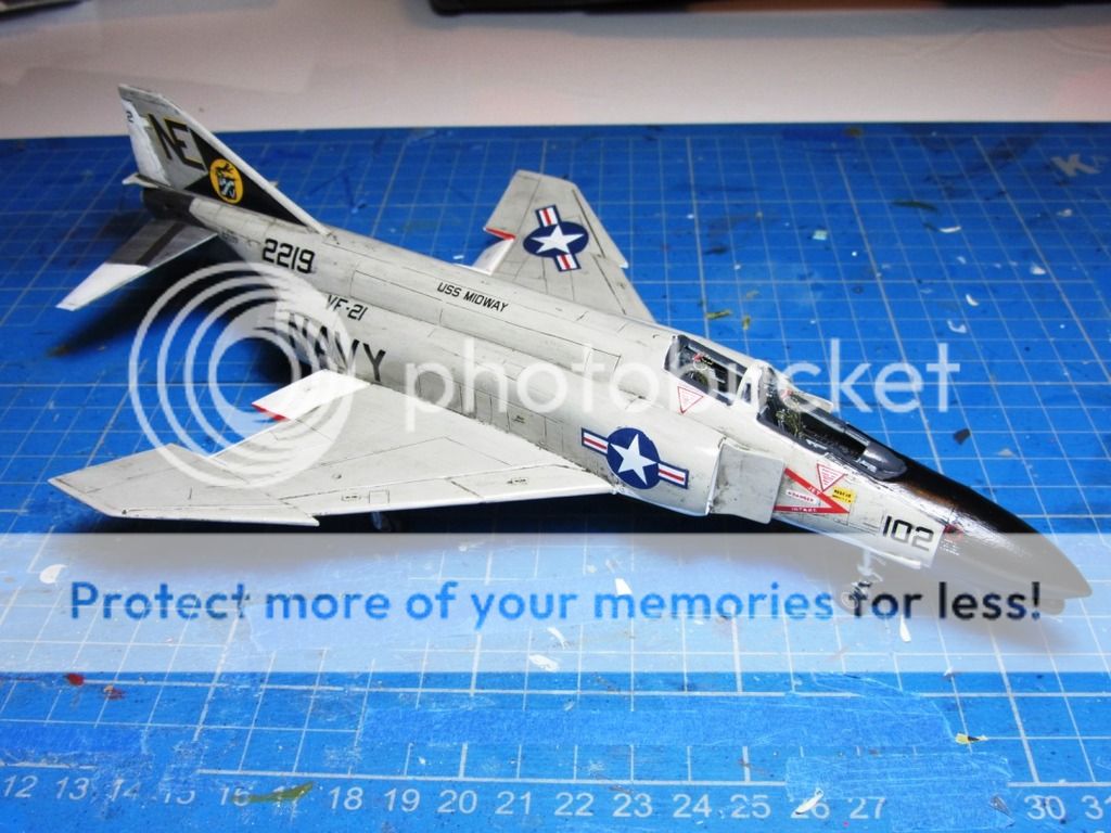DONE! Dermot's Airfix F-4B VF-21 Mig Killer USS Midway 1965 - Page 2 ...